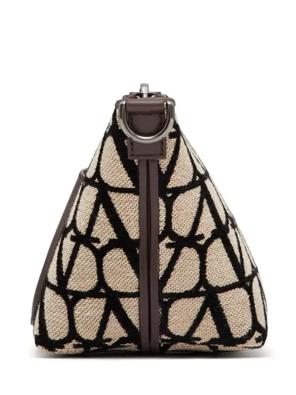 Valentino Garavani Toile Iconographe Shoulder Bag - Neutrals