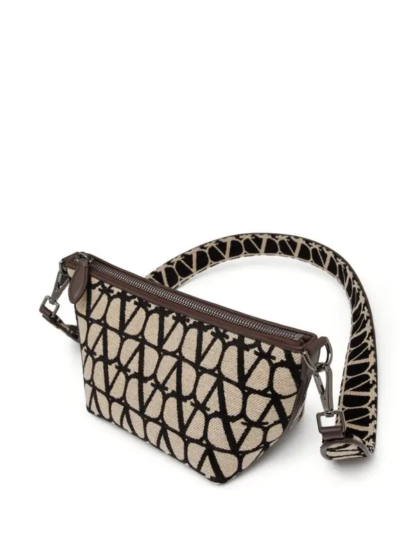 Valentino Garavani Toile Iconographe Shoulder Bag - Neutrals