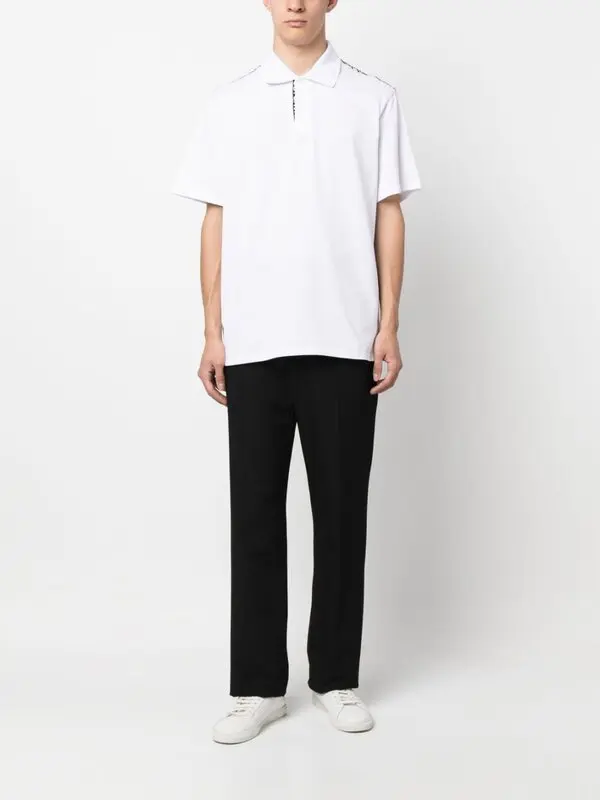 Just Cavalli Animal-print Piqué Polo Shirt