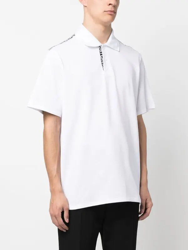 Just Cavalli Animal-print Piqué Polo Shirt