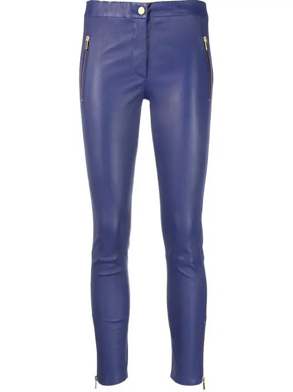 ARMA Cropped Leather Leggings