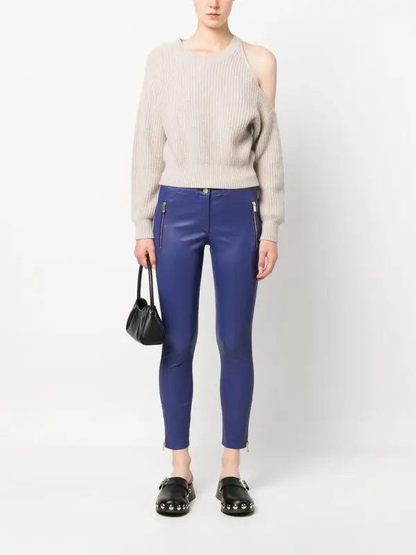 ARMA Cropped Leather Leggings