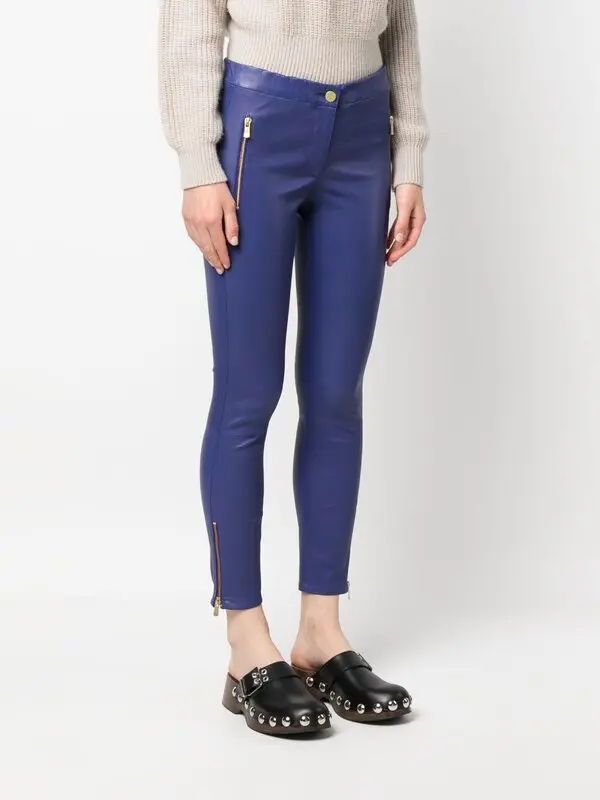 ARMA Cropped Leather Leggings