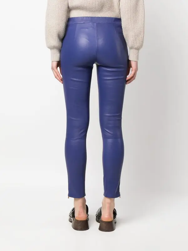 ARMA Cropped Leather Leggings