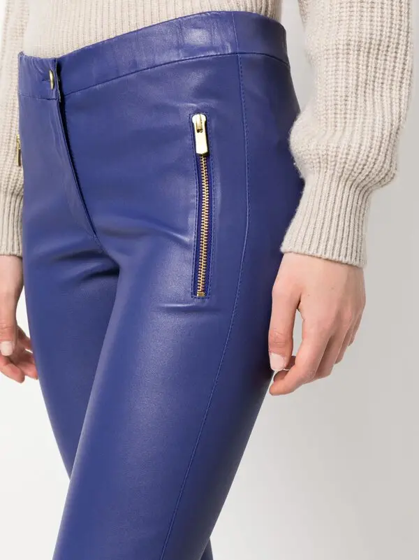 ARMA Cropped Leather Leggings