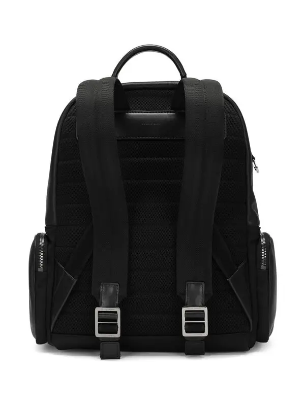 Dolce & Gabbana Leather Backpack With Logo Tag