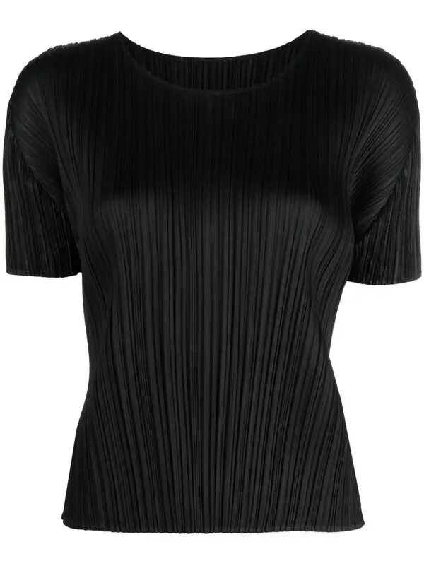 Issey Miyake Plissé T-shirt - Black
