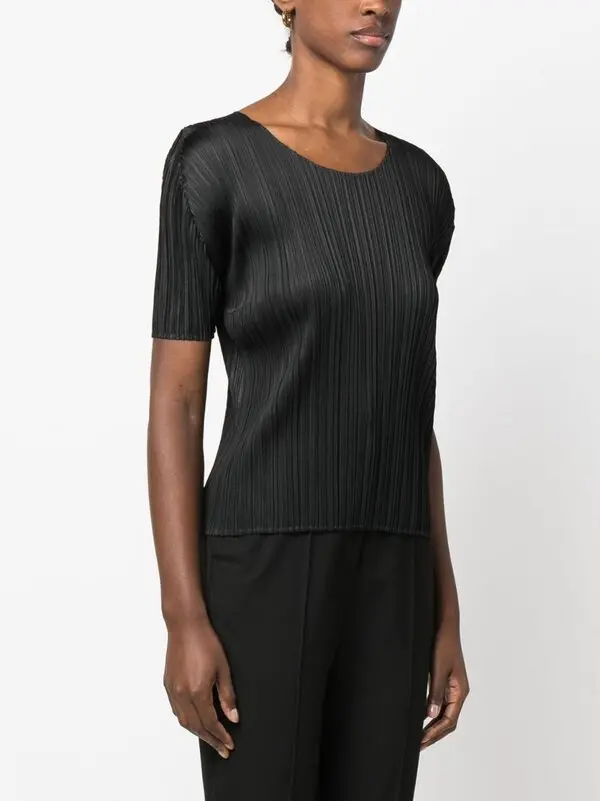 Issey Miyake Plissé T-shirt - Black
