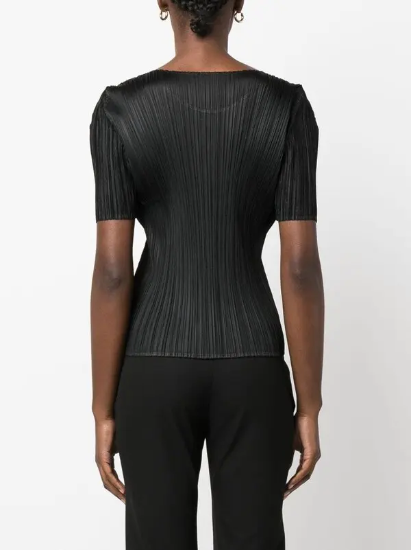 Issey Miyake Plissé T-shirt - Black