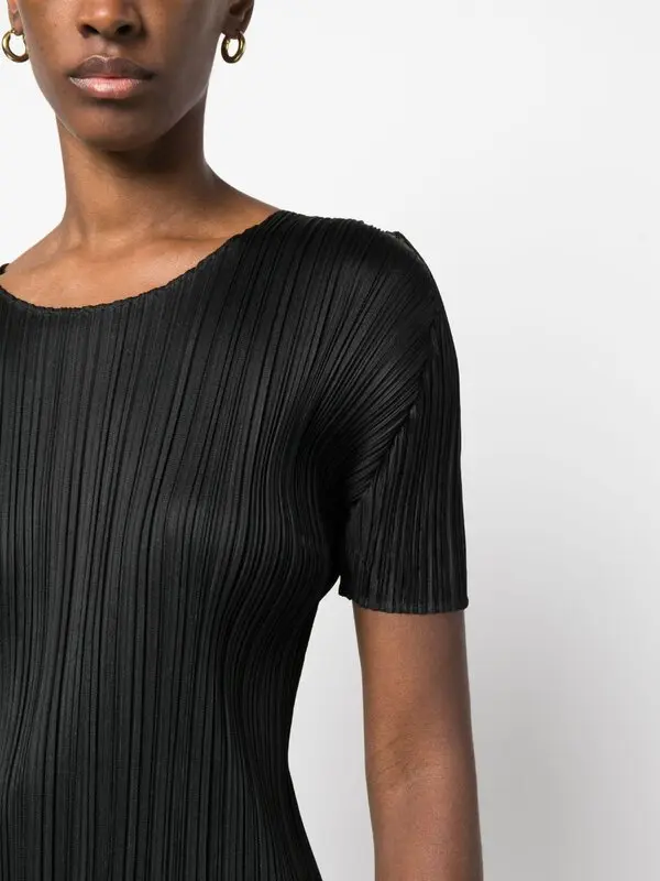 Issey Miyake Plissé T-shirt - Black
