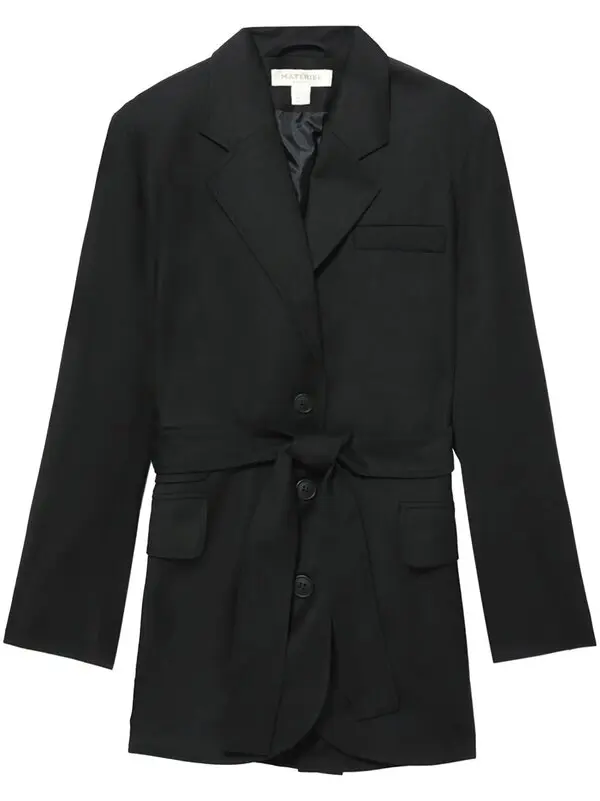 Matériel Belted Single-breasted Blazer