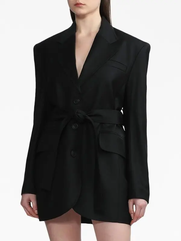 Matériel Belted Single-breasted Blazer