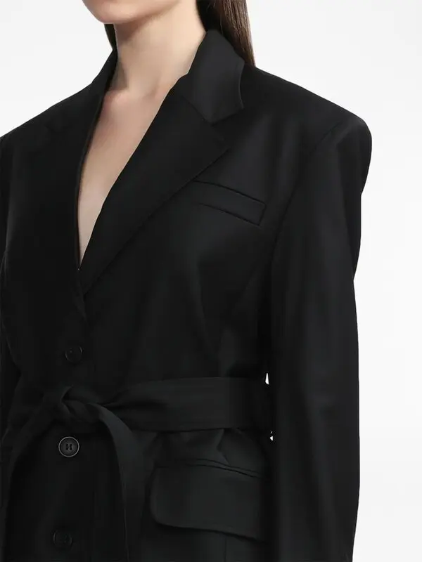 Matériel Belted Single-breasted Blazer