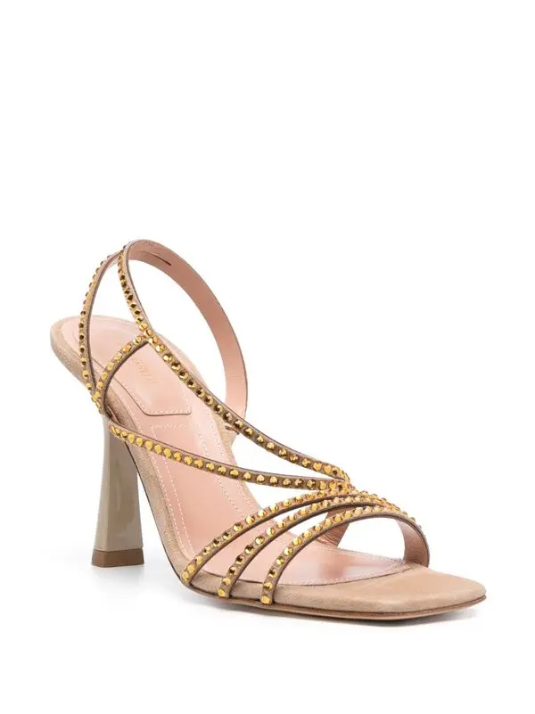 Alberta Ferretti Crystal-embellished Sandals