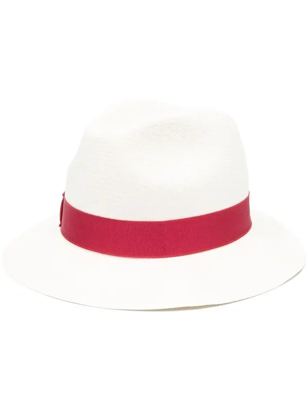 Borsalino Panama Straw Fedora Hat