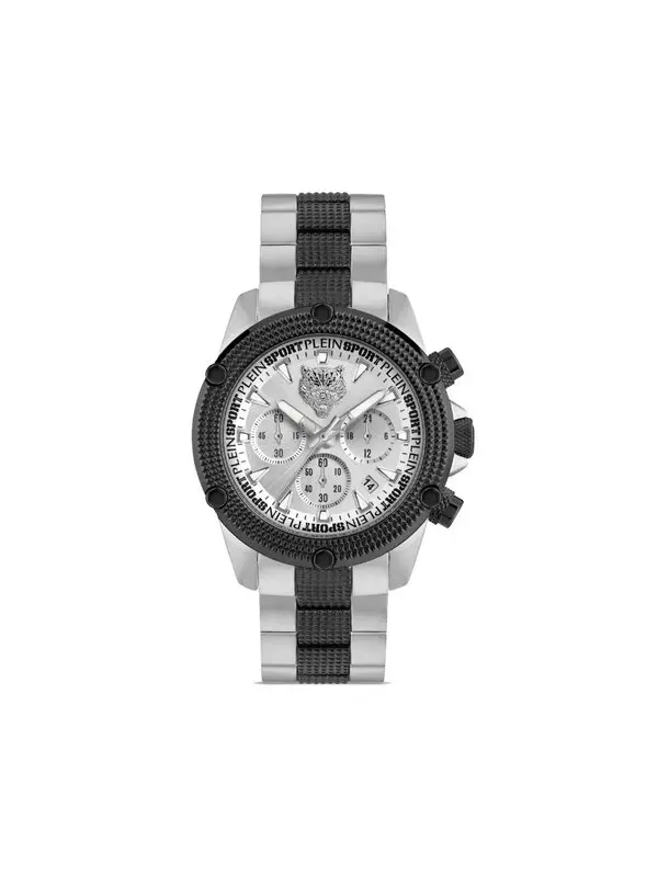 PLEIN SPORT Hurricane Chrono 44mm - Silver