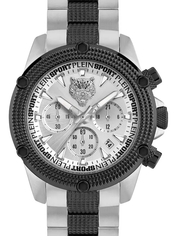 PLEIN SPORT Hurricane Chrono 44mm - Silver