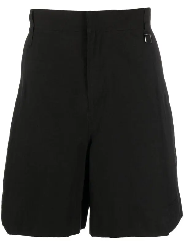WOOYOUNGMI Cotton-hemp Blend Bermuda Shorts