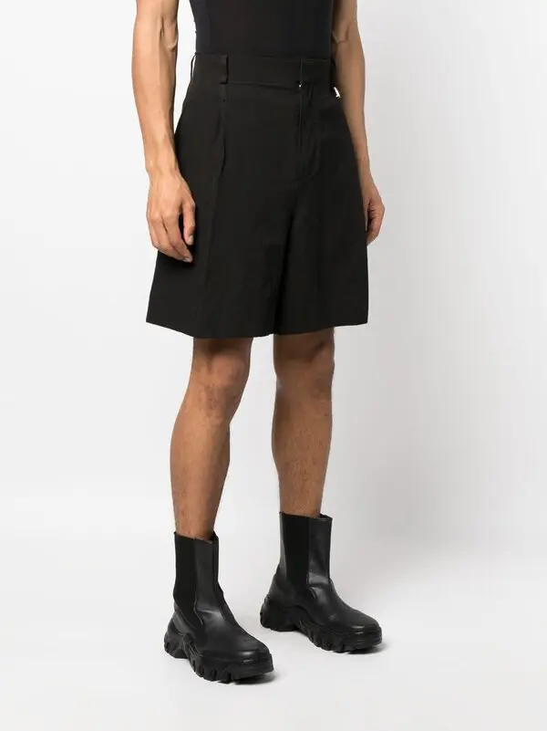 WOOYOUNGMI Cotton-hemp Blend Bermuda Shorts