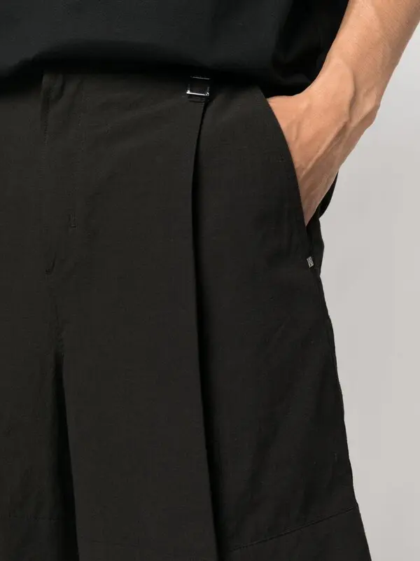 WOOYOUNGMI Cotton-hemp Blend Bermuda Shorts