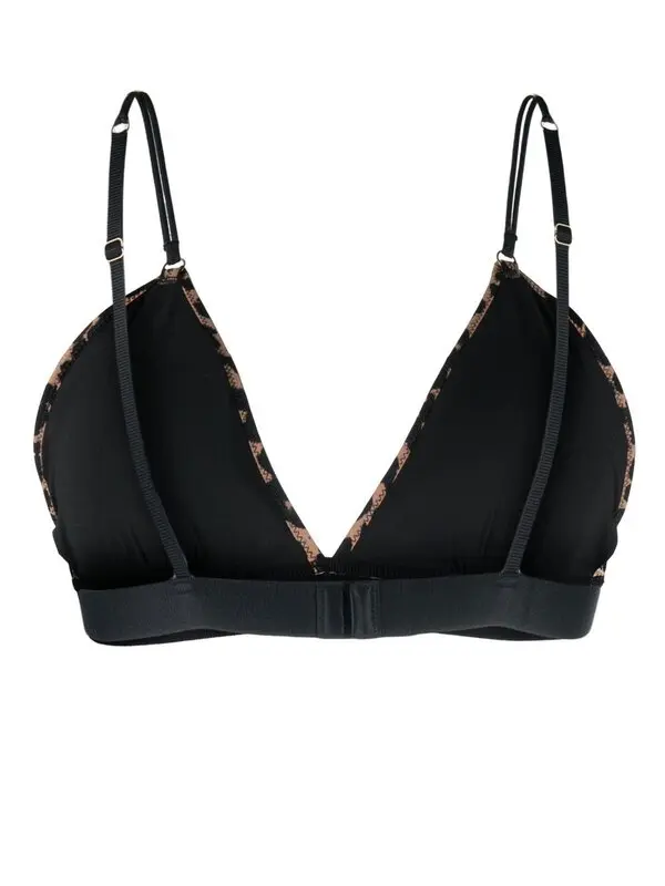 Love Stories Leopard-print Ruched Bralette
