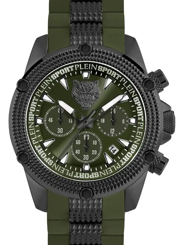 PLEIN SPORT Hurricane Chrono 44mm - Green