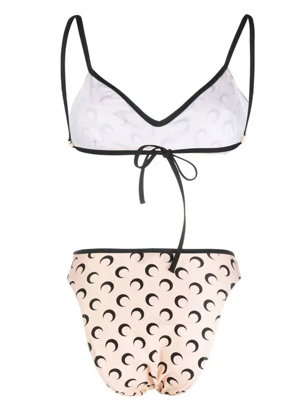 MARINE SERRE Crescent Moon-print Bikini