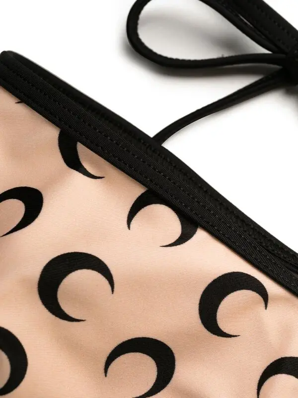 MARINE SERRE Crescent Moon-print Bikini