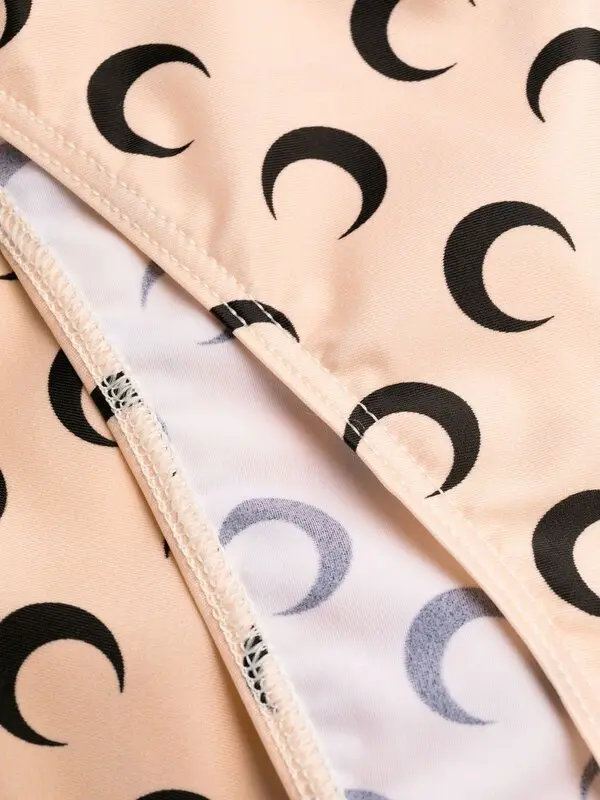 MARINE SERRE Crescent Moon-print Bikini