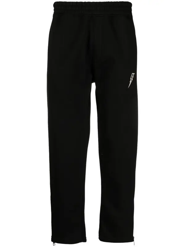 Neil Barrett Embroidered-logo Jogging Trousers