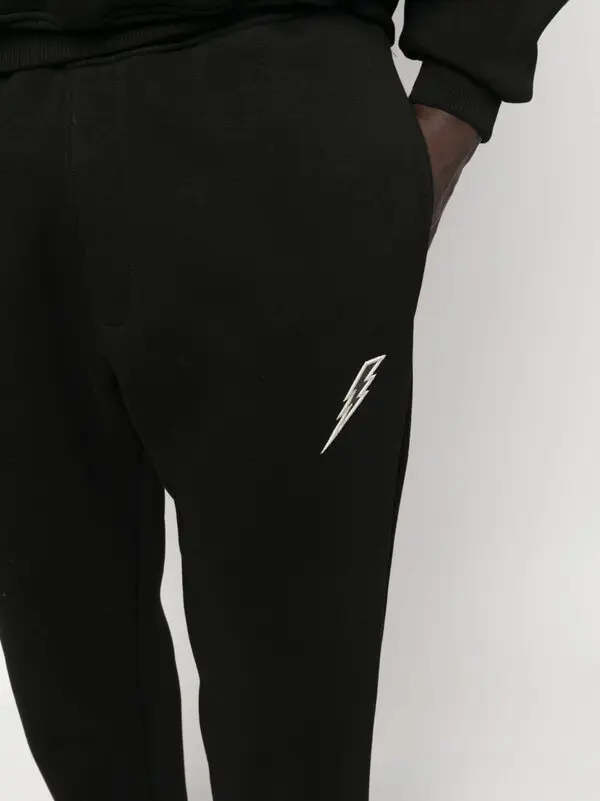 Neil Barrett Embroidered-logo Jogging Trousers
