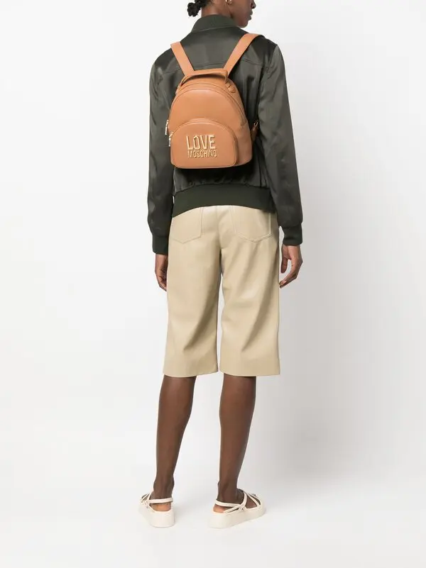 Moschino Logo-plaque Backpack