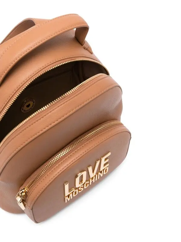 Moschino Logo-plaque Backpack