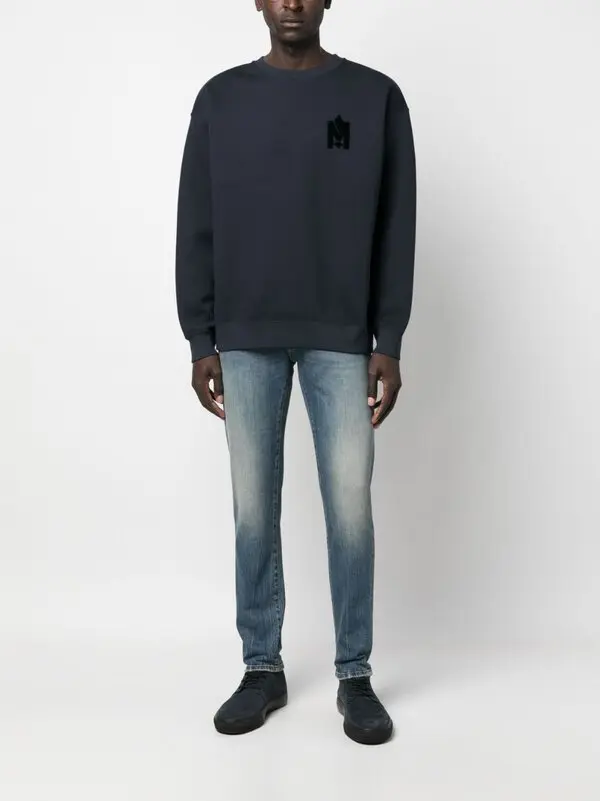 PT TORINO Logo-patch Straight Leg Jeans
