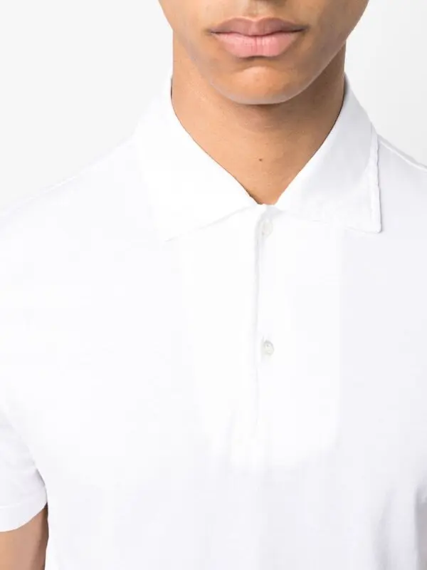 Aspesi Short-sleeve Polo Shirt - White