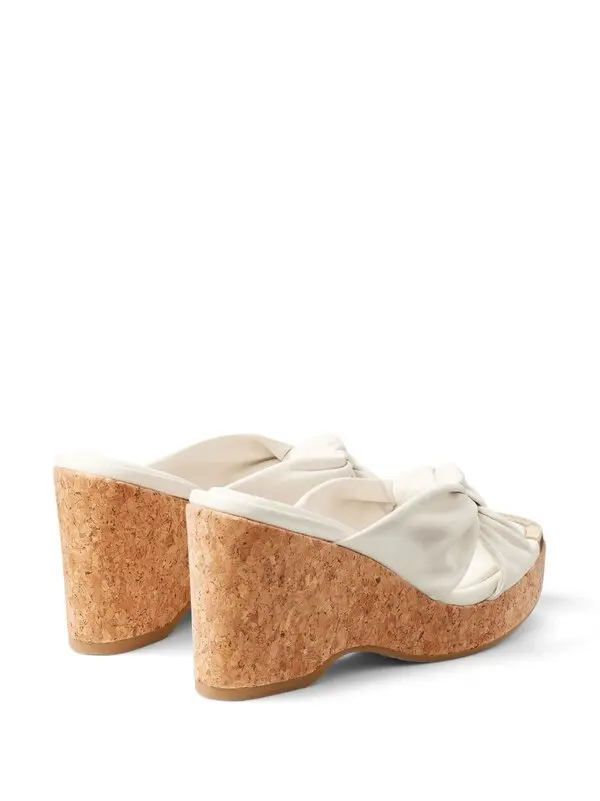 JIMMY CHOO 95mm Avenue Wedge Sandals