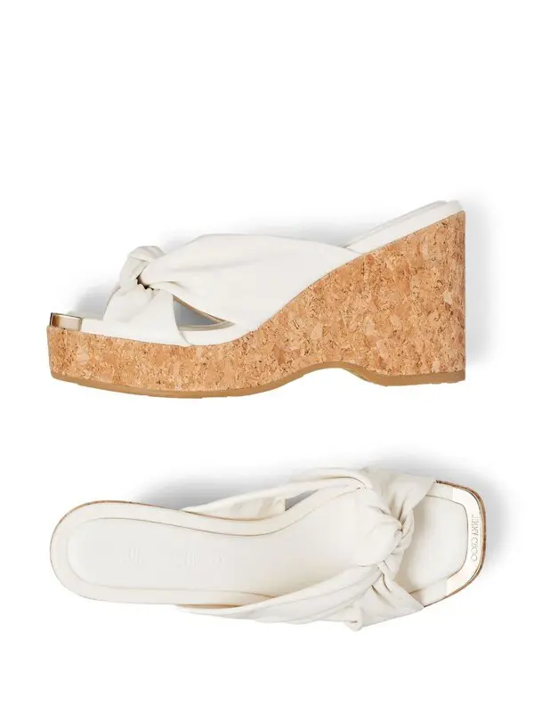 JIMMY CHOO 95mm Avenue Wedge Sandals