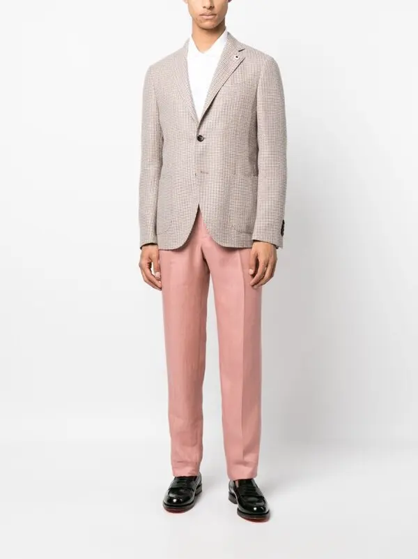 LARDINI Pota Houndstooth-pattern Blazer