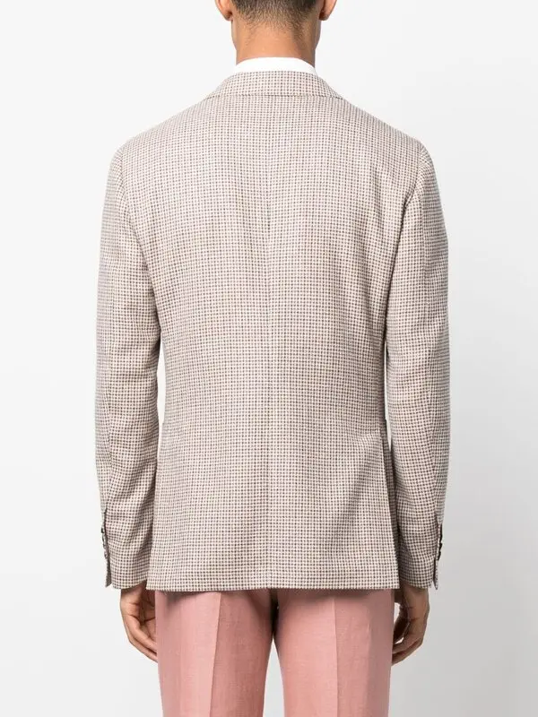 LARDINI Pota Houndstooth-pattern Blazer