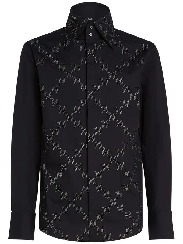 Karl Lagerfeld Hun's Pick Monogram Shirt