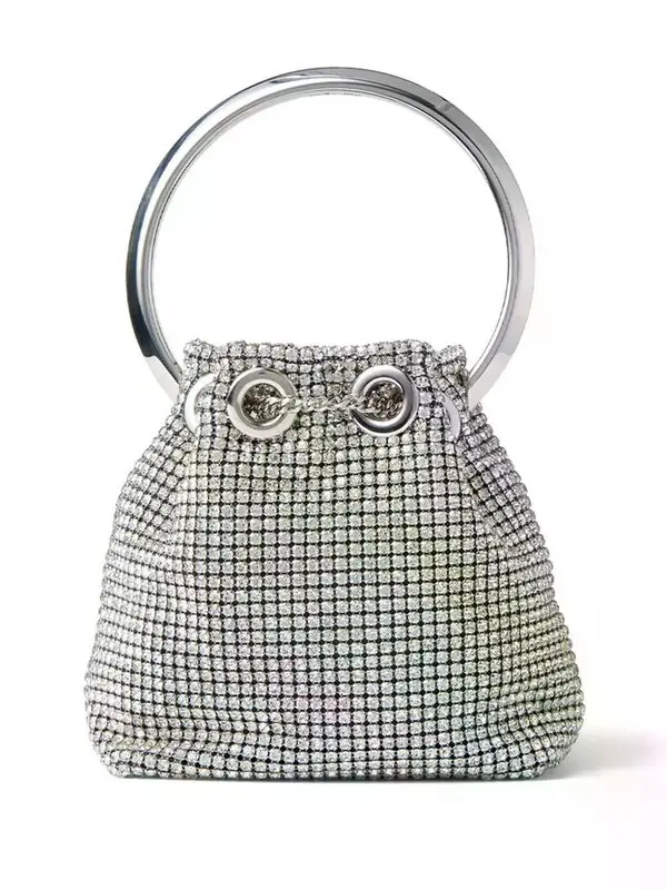 JIMMY CHOO Bon Bon Crystal-embellished Mini Bag