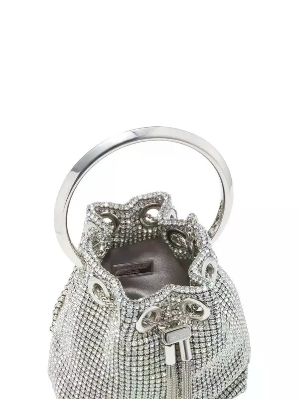 JIMMY CHOO Bon Bon Crystal-embellished Mini Bag