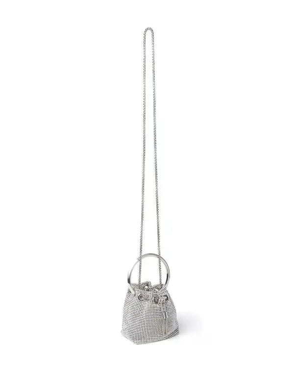 JIMMY CHOO Bon Bon Crystal-embellished Mini Bag