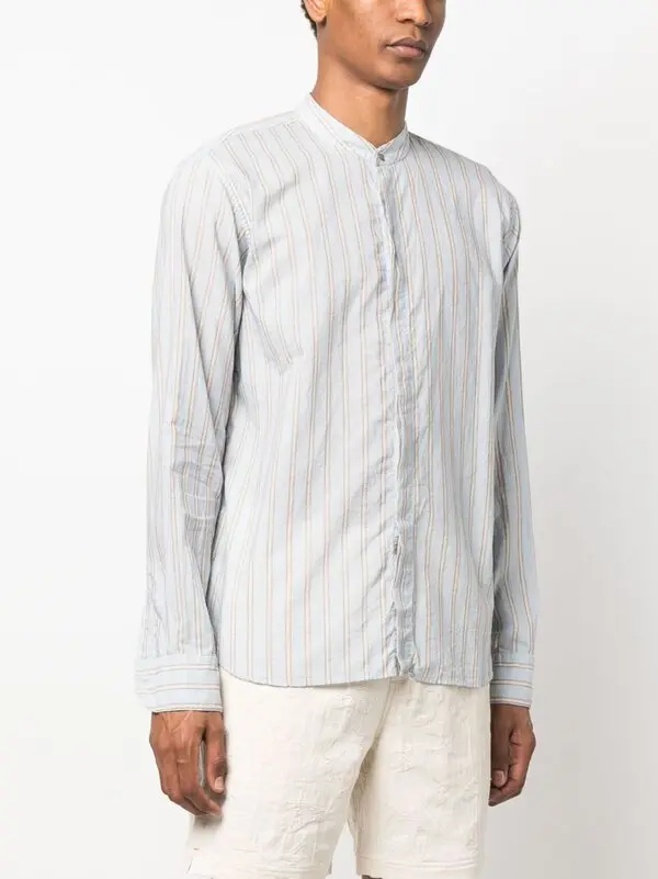 Orlebar Brown Dekker Striped Long-sleeve Shirt