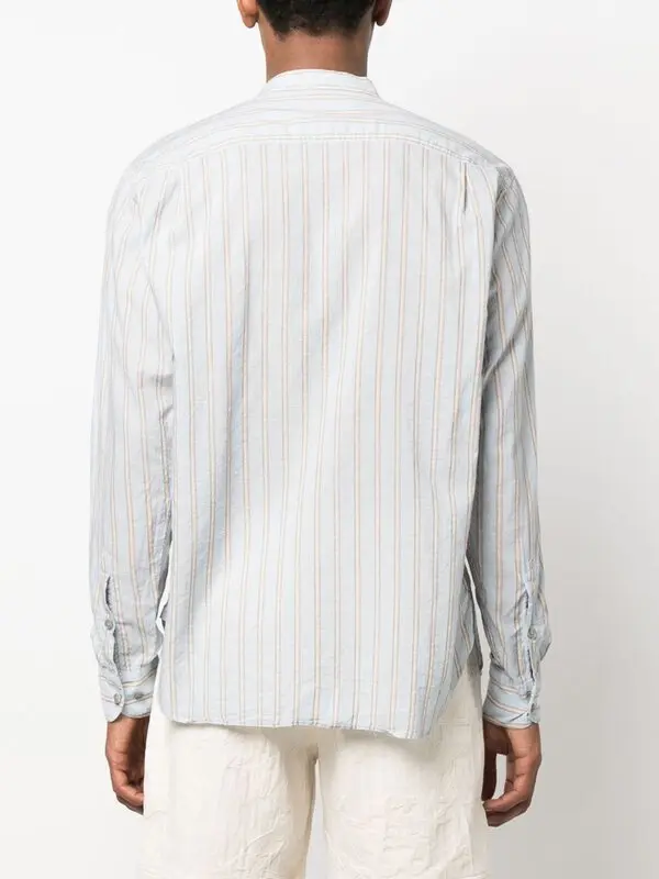 Orlebar Brown Dekker Striped Long-sleeve Shirt