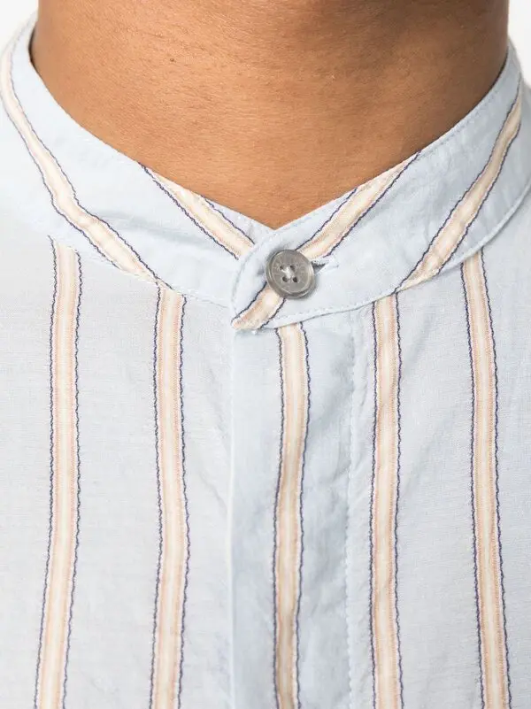 Orlebar Brown Dekker Striped Long-sleeve Shirt