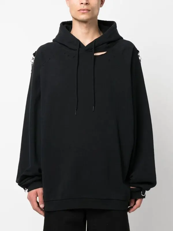Raf Simons Artwork-print Cotton Hoodie