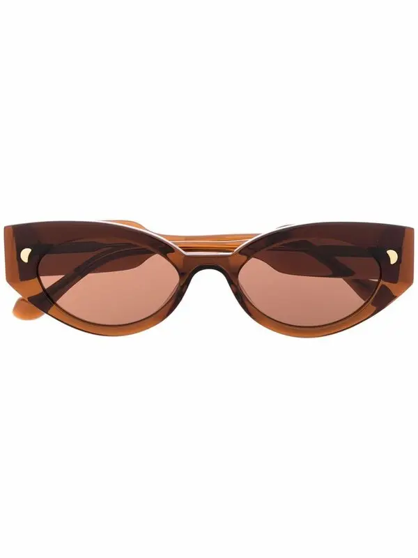 Nanushka Azalea Cat-eye Sunglasses - Brown