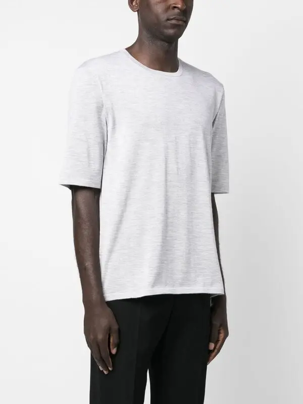 Saint Laurent Crew-neck Short-sleeved Sweatshirt