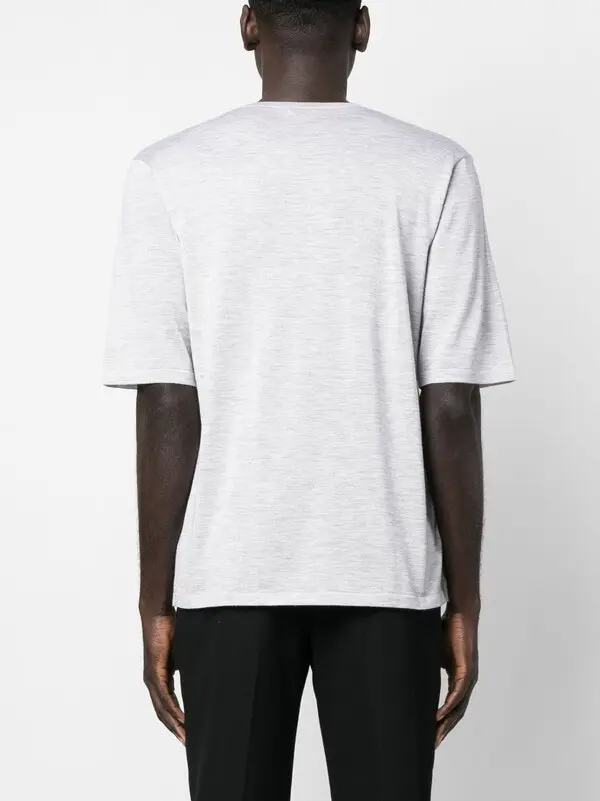 Saint Laurent Crew-neck Short-sleeved Sweatshirt